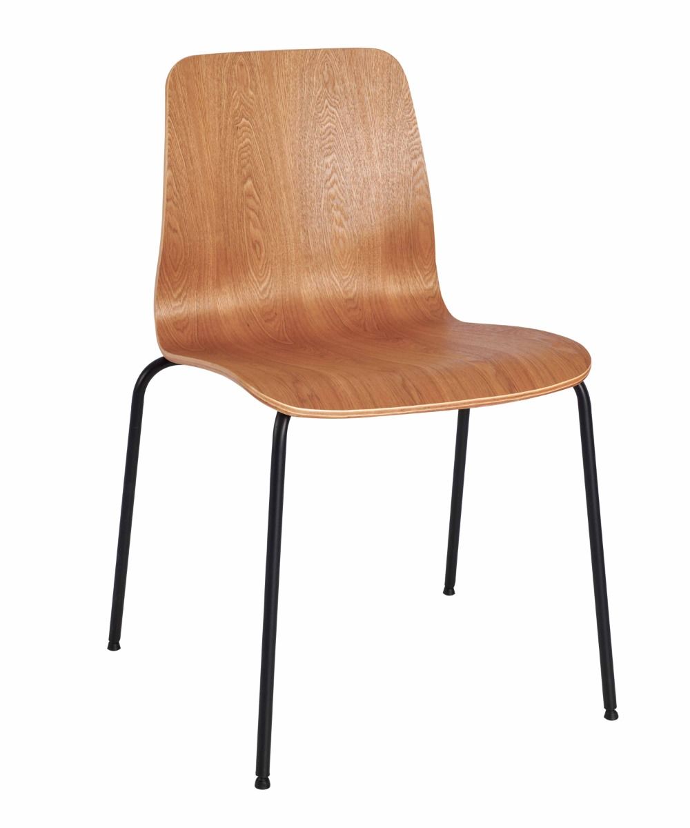 Copenhagen Side Chair 4 Leg (Natural) - Rosetone